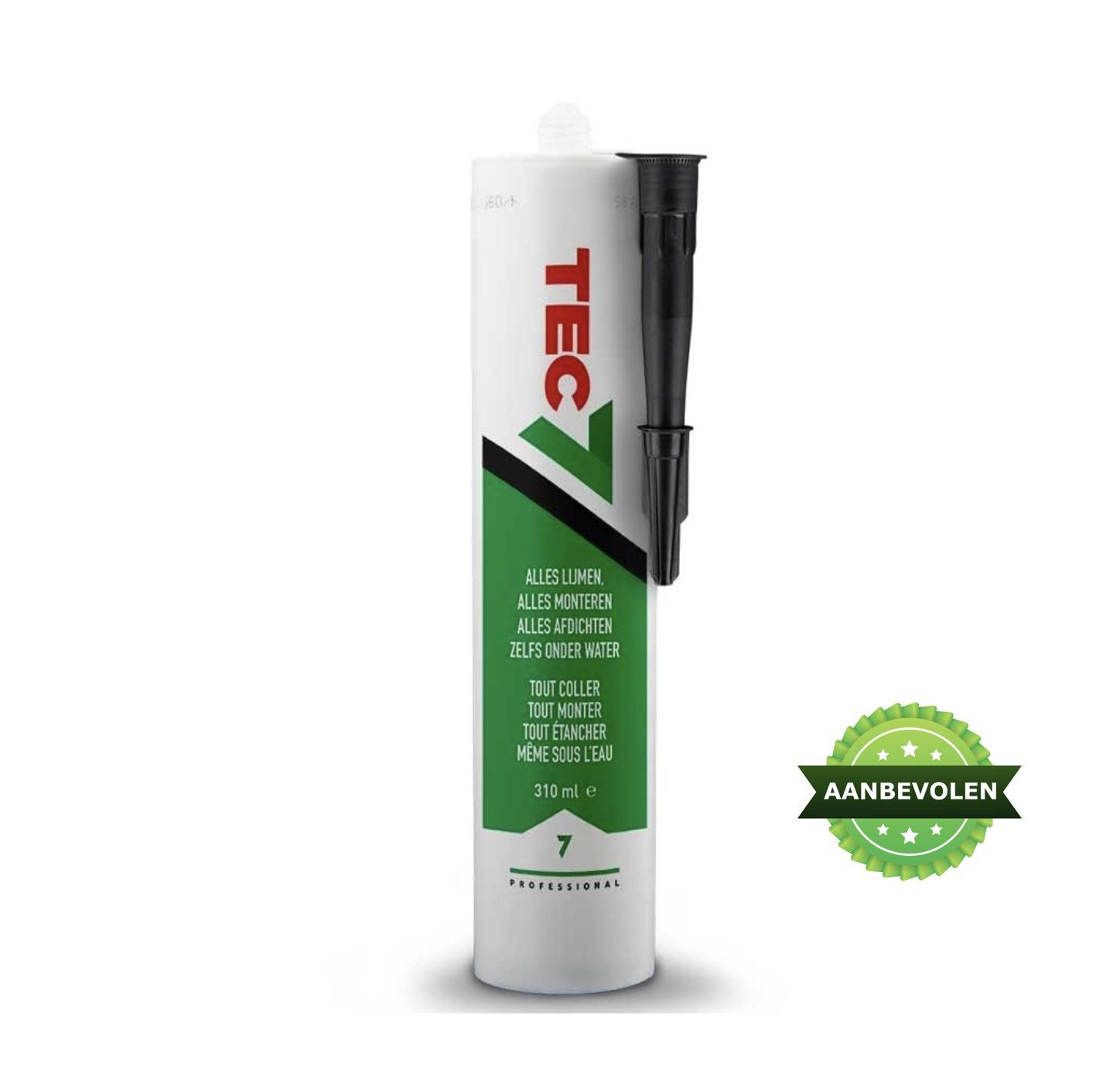 Tec7 Zwart Lijm - Budgetisolatieshop